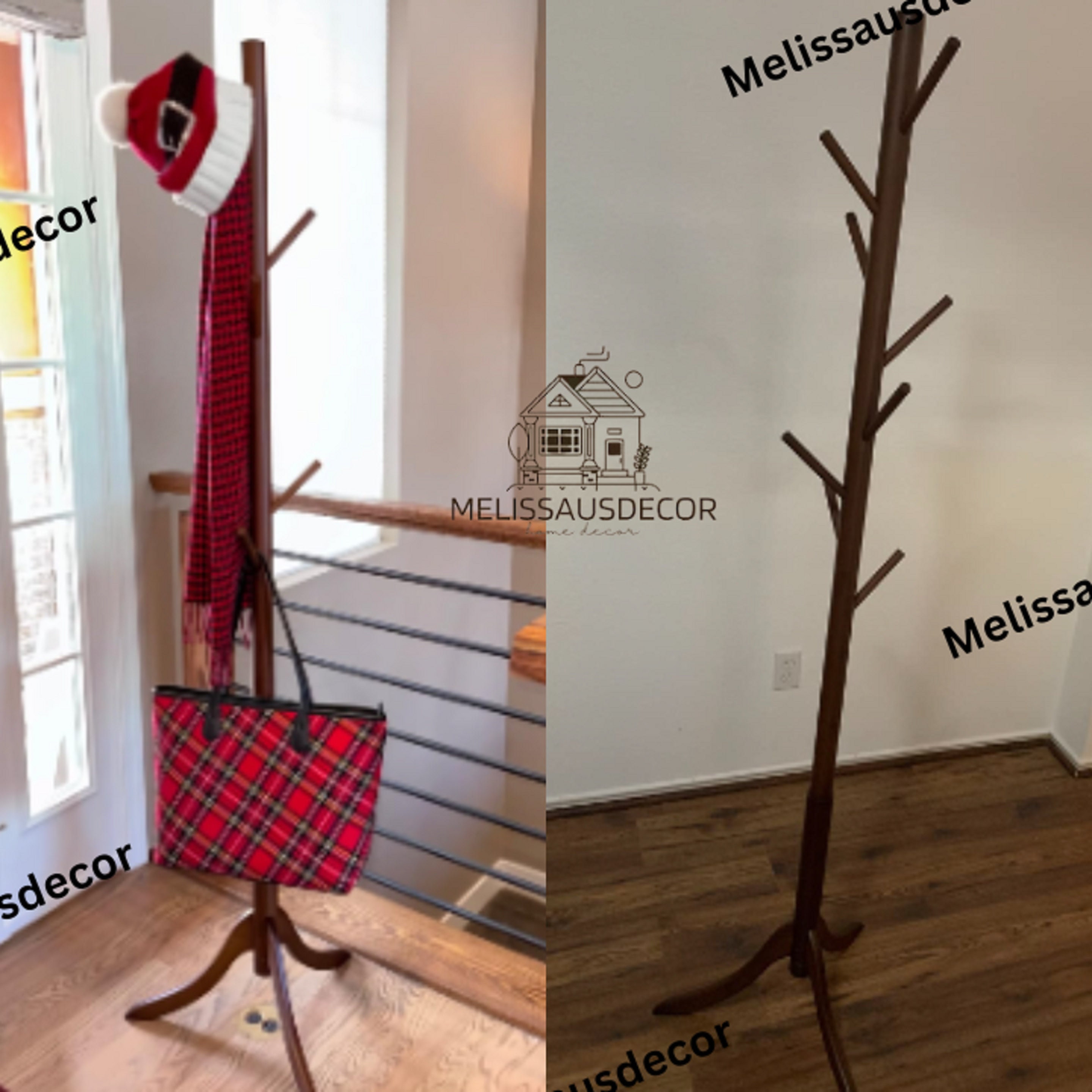 Standing Coat Rack | Jacket Hanger | Farmhouse Coat Rack | Towel Rack ...