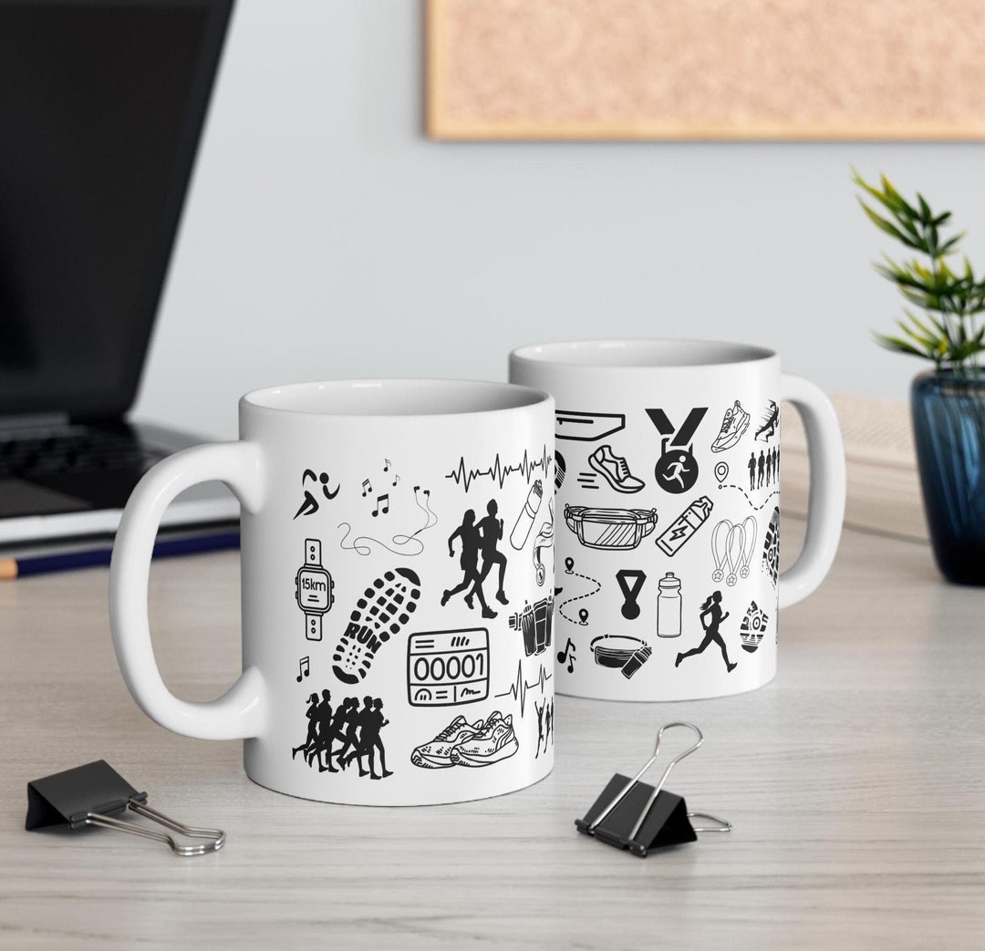 Running Mug, Marathon Gift, Marathon Runner, Running Gift, Gift for ...
