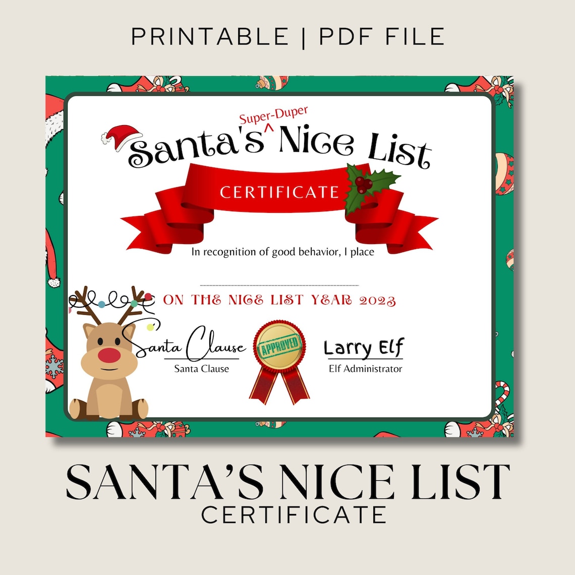 Santa Nice List Certificate Santa Nice List Certificate Printable Santa ... Santa Nice List Certificate Santa Nice List Certificate Printable Santa ...