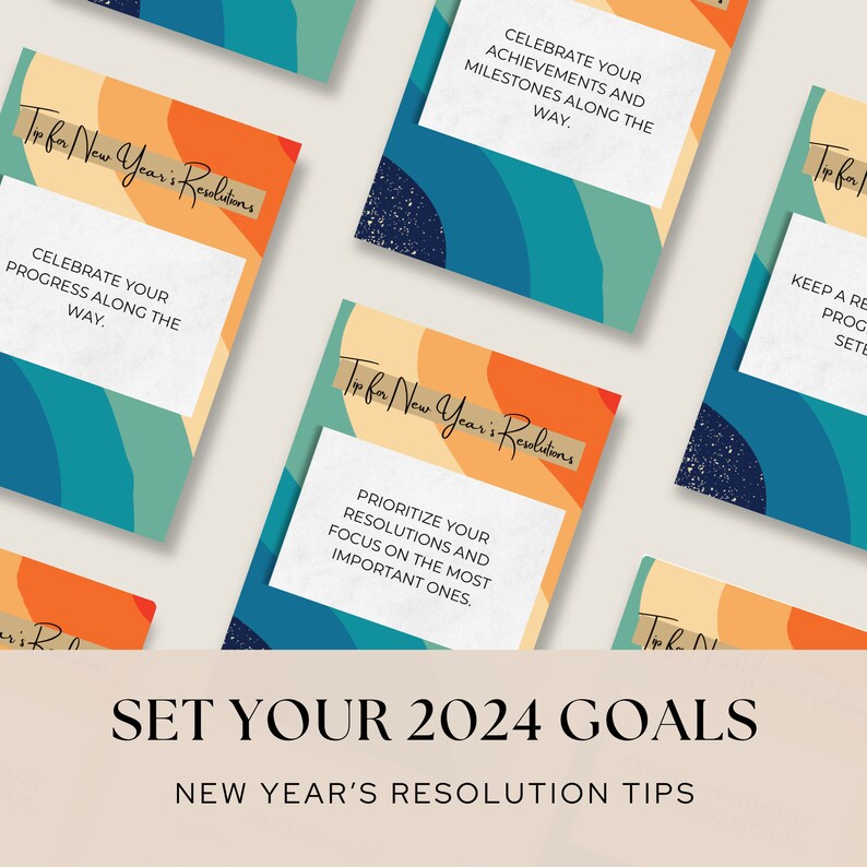 2024 Vision Board Kit Goal Setting Vision Board Printables Mood Board ...