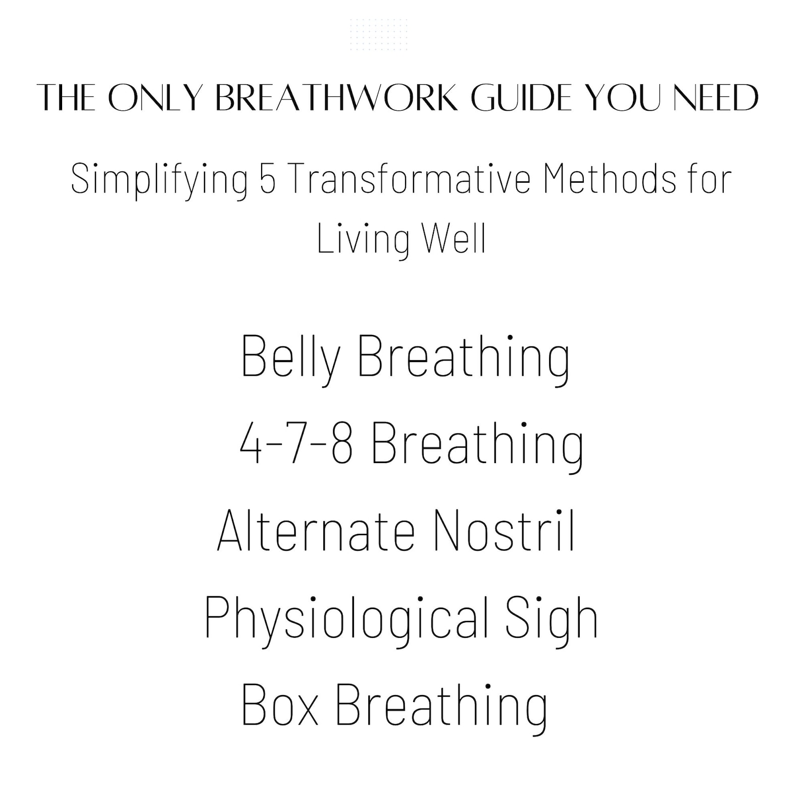 Illustrated Breathwork Guide: Beginner Breathing Techniques (digital ...