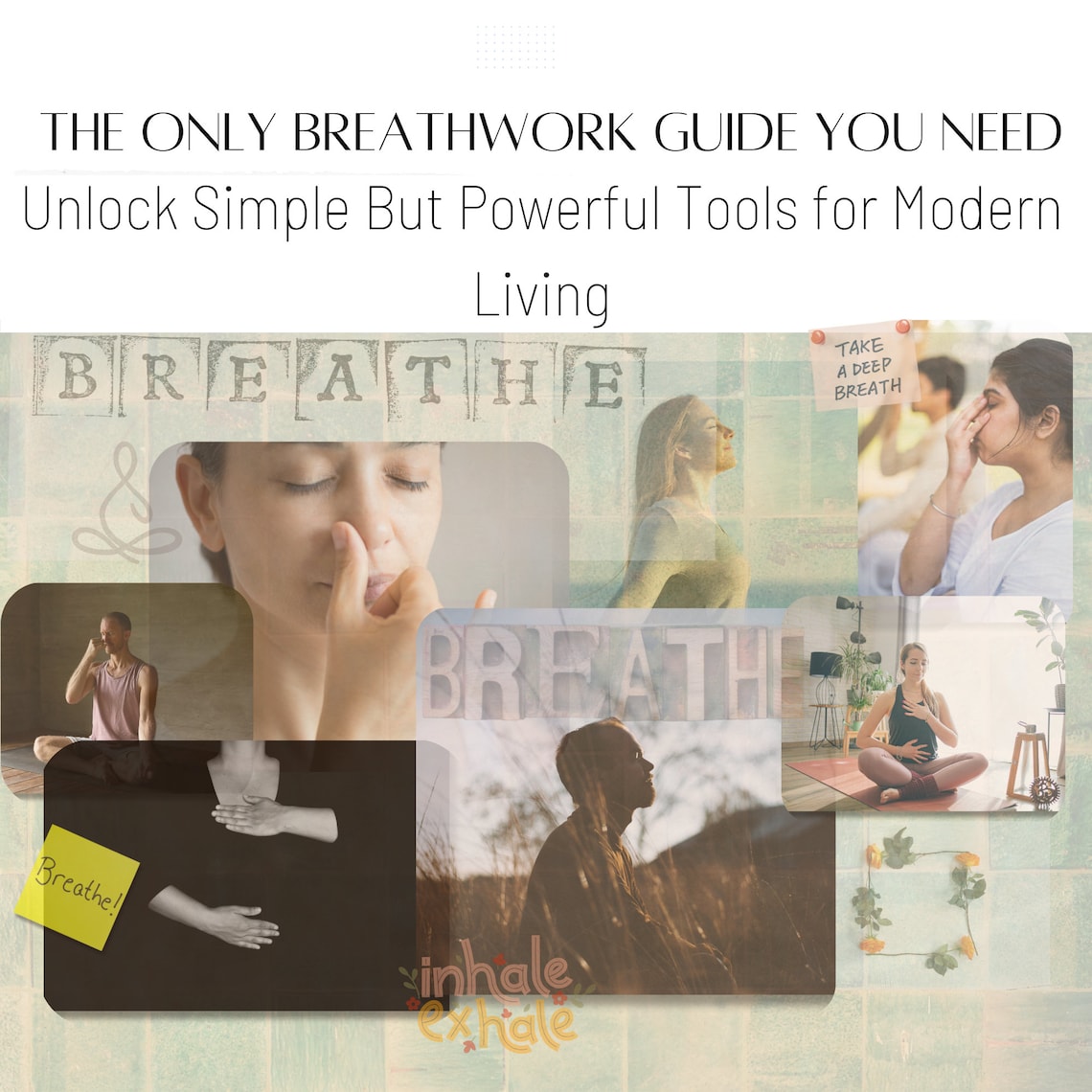 Illustrated Breathwork Guide: Beginner Breathing Techniques (digital ...