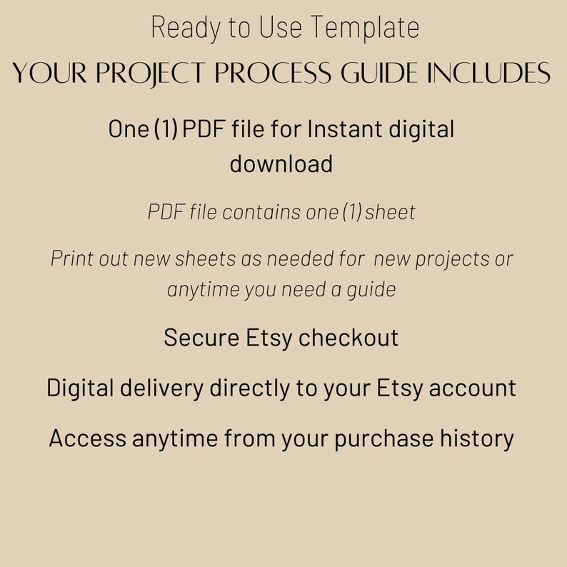 Project Management Planning Process - Guide to Mastering Project Planning - Etsy