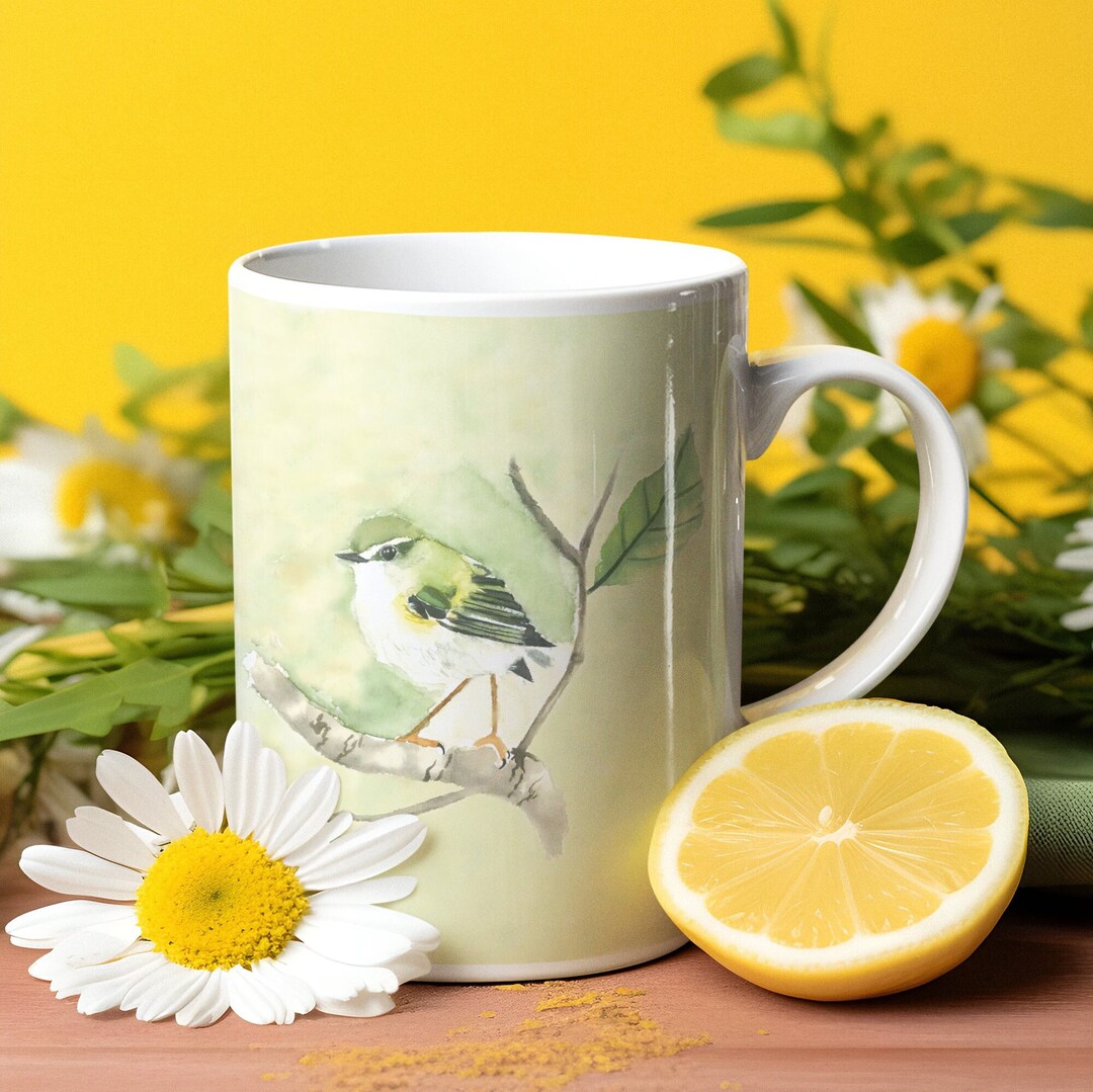 Regulus Mug, Regulus, Cute Ceramic Mug, Gift for Bird Lovers, Gift for ...