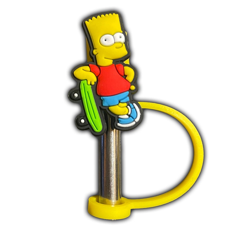 Simpsons Straw Pen Toppers Made for Stanley Starbucks Tumblers Cups ...