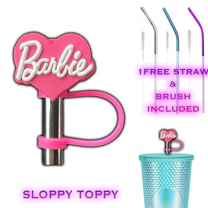 Pink Cute Straw Pencil Toppers Made for Stanley Starbucks Tumbler Cups ...