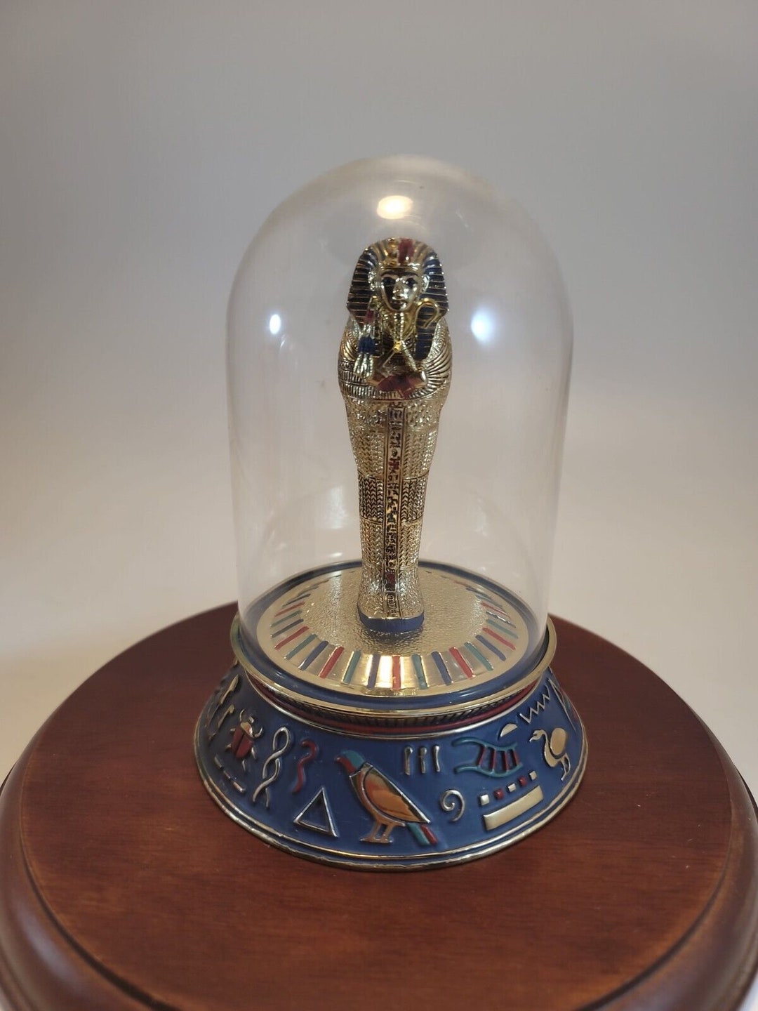 Franklin Mint Retired King Tut Treasure The Royal Sarcophagus Egyptian Etsy