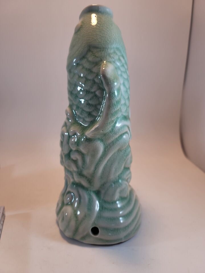 9.5 Chinese Porcelain Fish Statue Pottery Animal Sculpture - Etsy