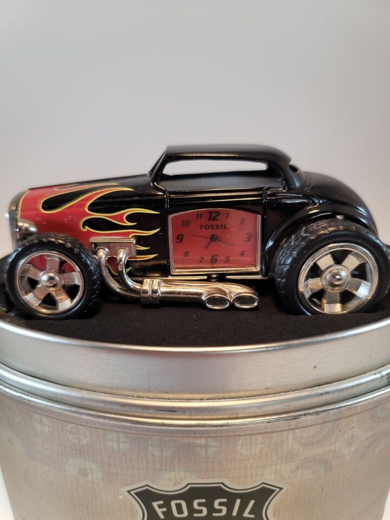 Fossil Limited Edition Timepiece Truck Clock With Original Tin Vintage ...