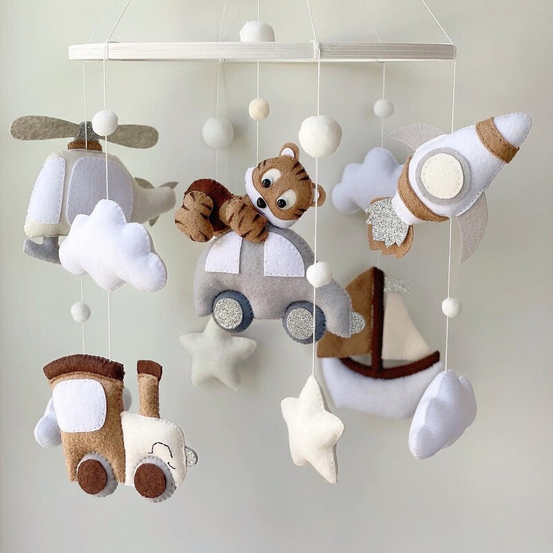 Train Baby Mobile - Etsy
