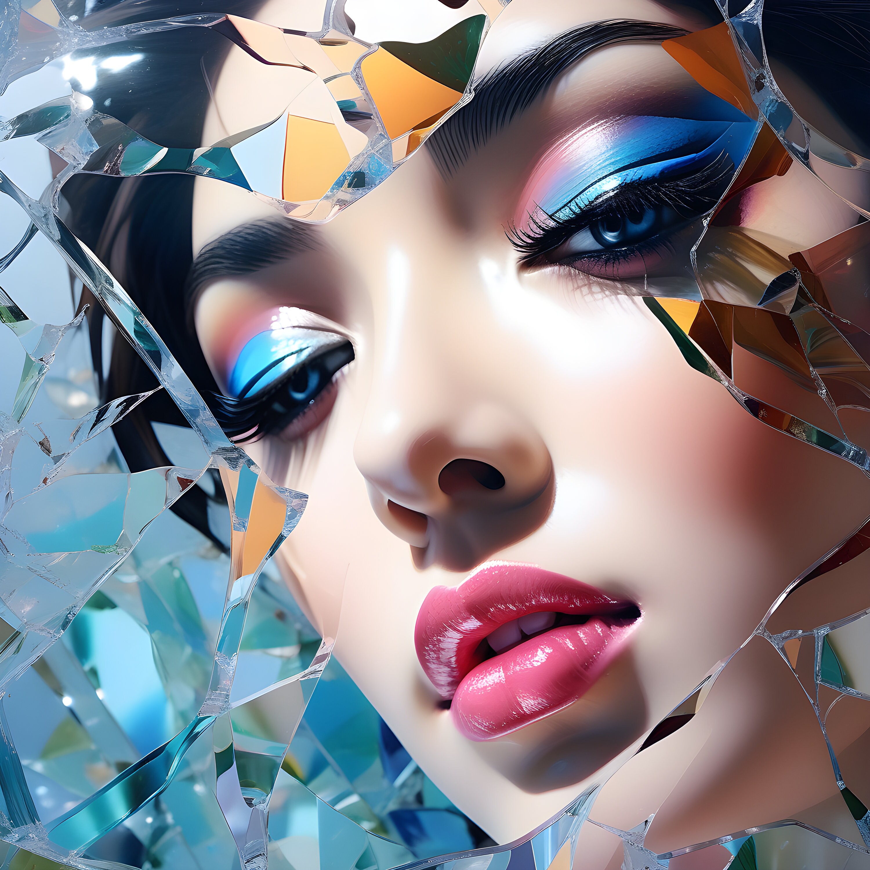 5 Instant Download JPEG File 5 Digital Painting Home Decor Poster ...