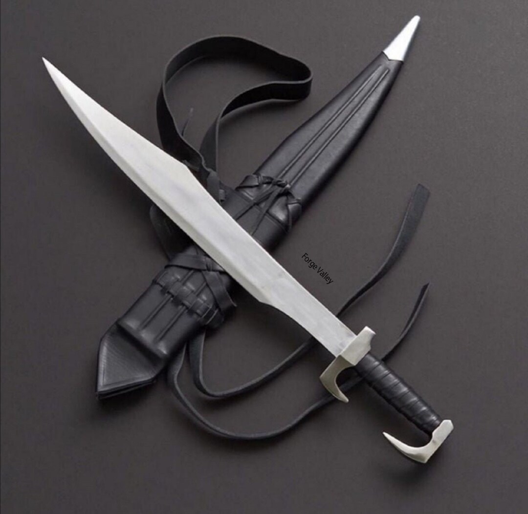 Hand Forge Carbon Steel SPARTAN Sword With Scabbard GREEK - Etsy