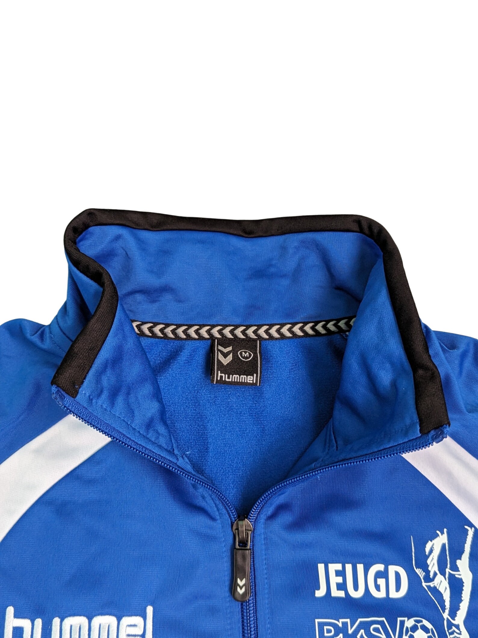 Vintage Hummel Track Jacket Blue Men's Vintage 2000s Y2K Tracksuit Top ...