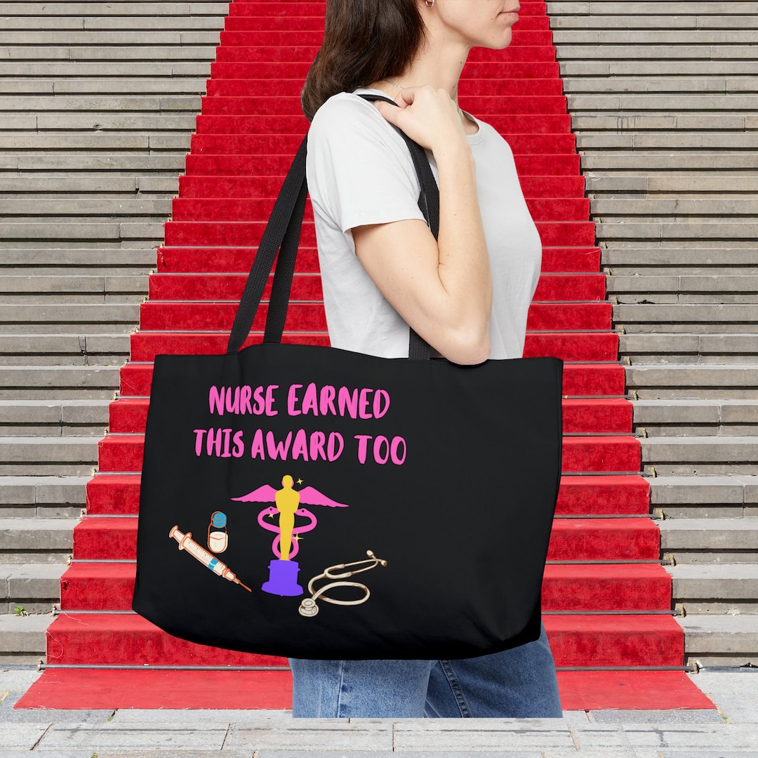Nurse Award Really Big Bag Weekender Bag Giant Grocery Bag Maxi Tote ...
