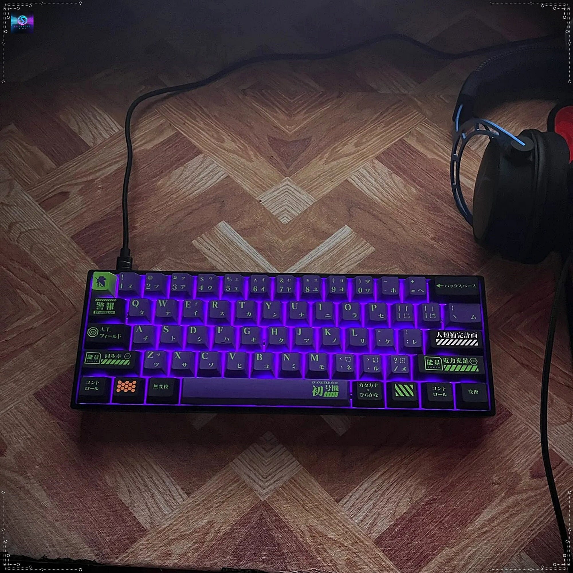 Cool Purple EVA Unit-01 Anime Keycaps Set for Mechanical - Etsy