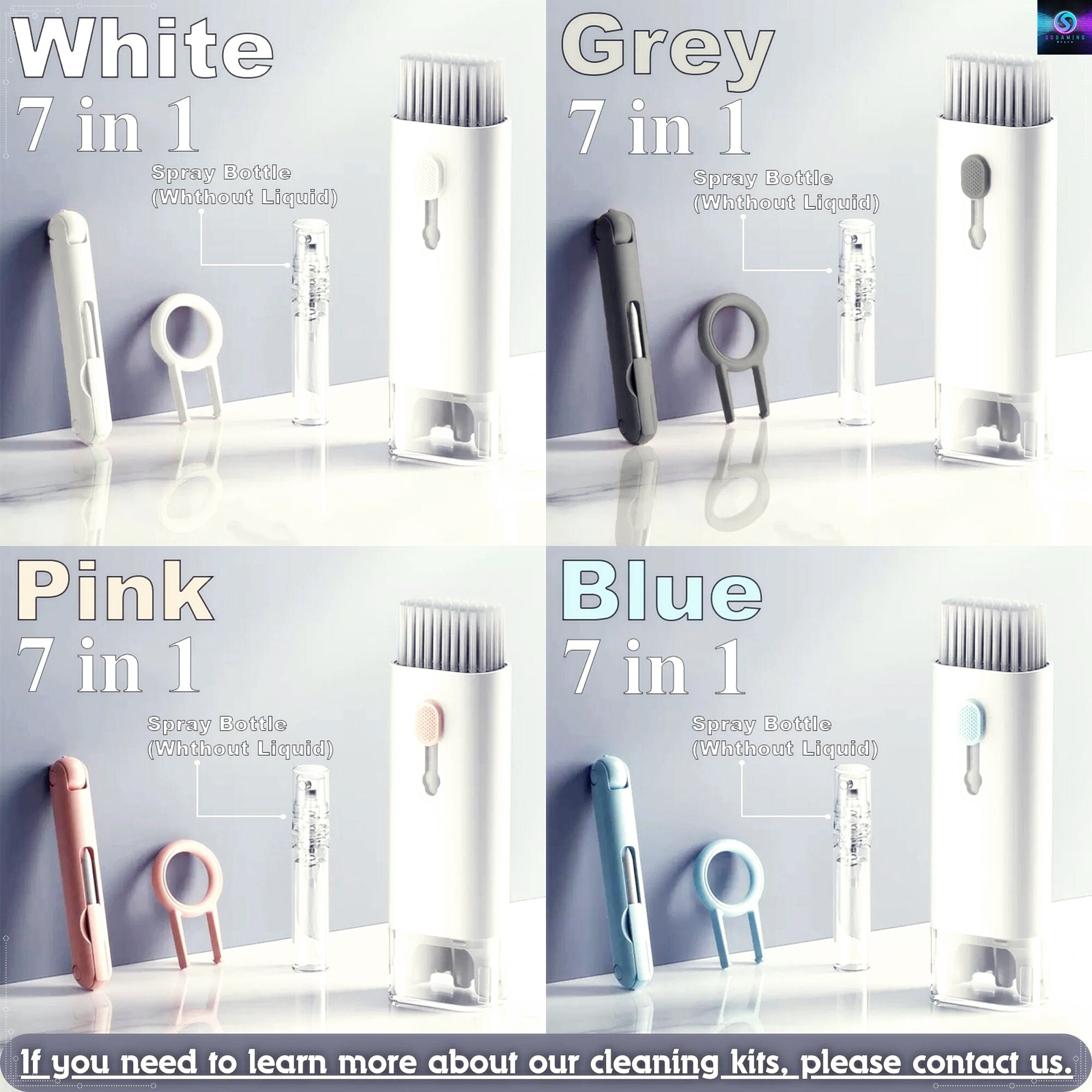 Cute Blue Cat PBT ISO Kawaii Keycaps Set for Mechanical Keyboard MDA ...