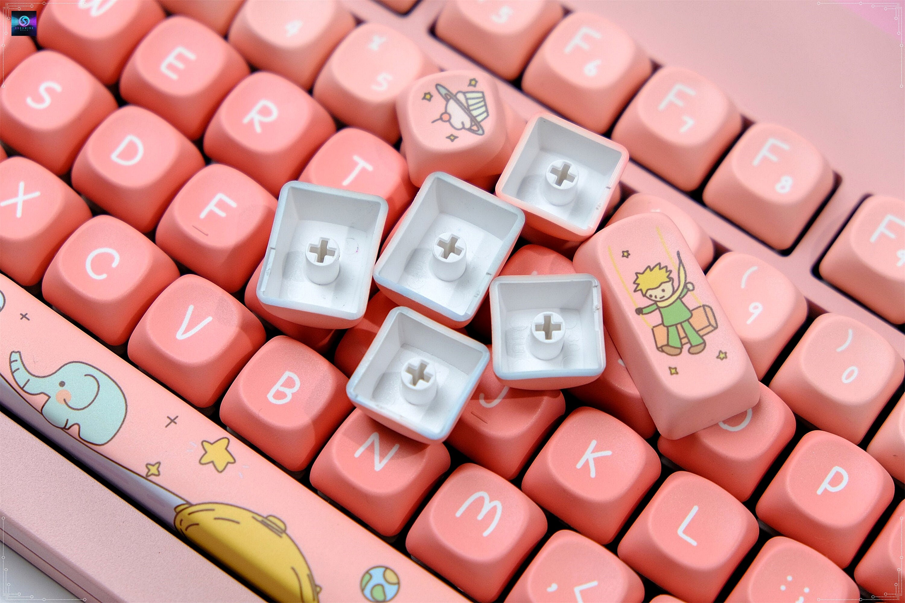 Cute Pink the Little Prince Keycaps Set for Mechanical - Etsy Australia