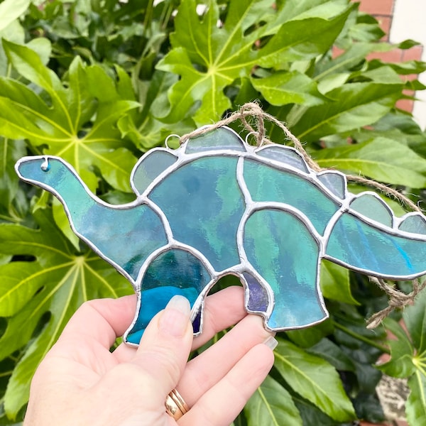 Stained Glass Dinosaur - Etsy