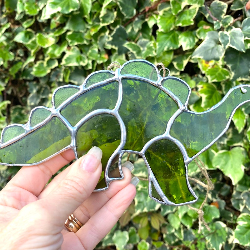 Stained Glass Dinosaur - Etsy