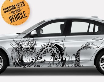 Large car decals custom store