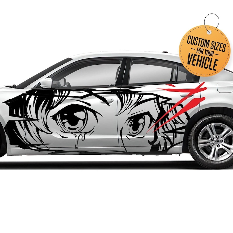 Anime Car Stickers - Etsy