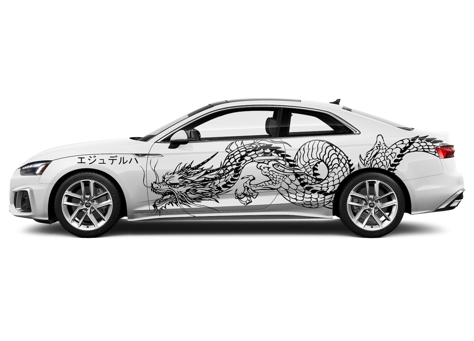 Japanese Dragon Body Decal- Draco Vinyl Wrap - JDM Custom Car Livery ...