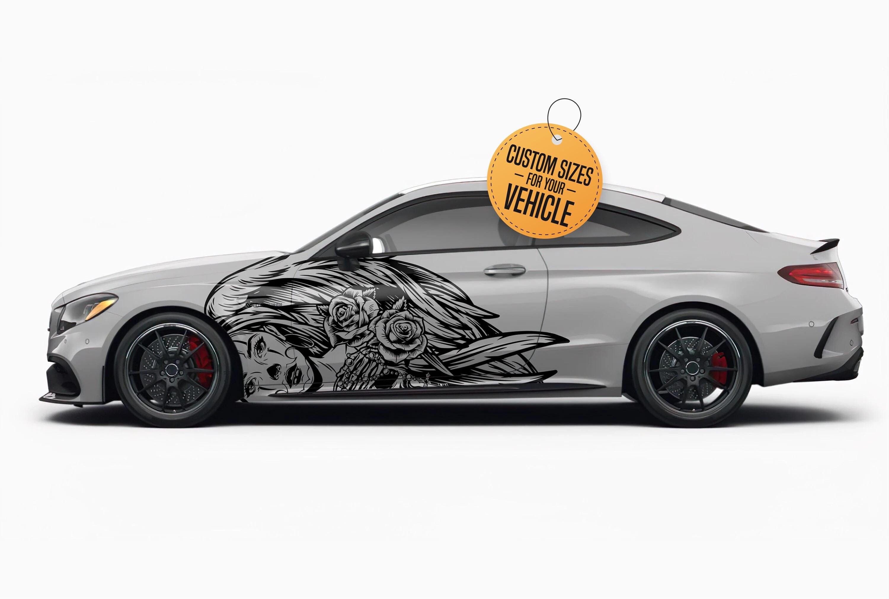 Angel Wings Body Decal - Angel Wings Car Side Doors Wrap - High Quality ...