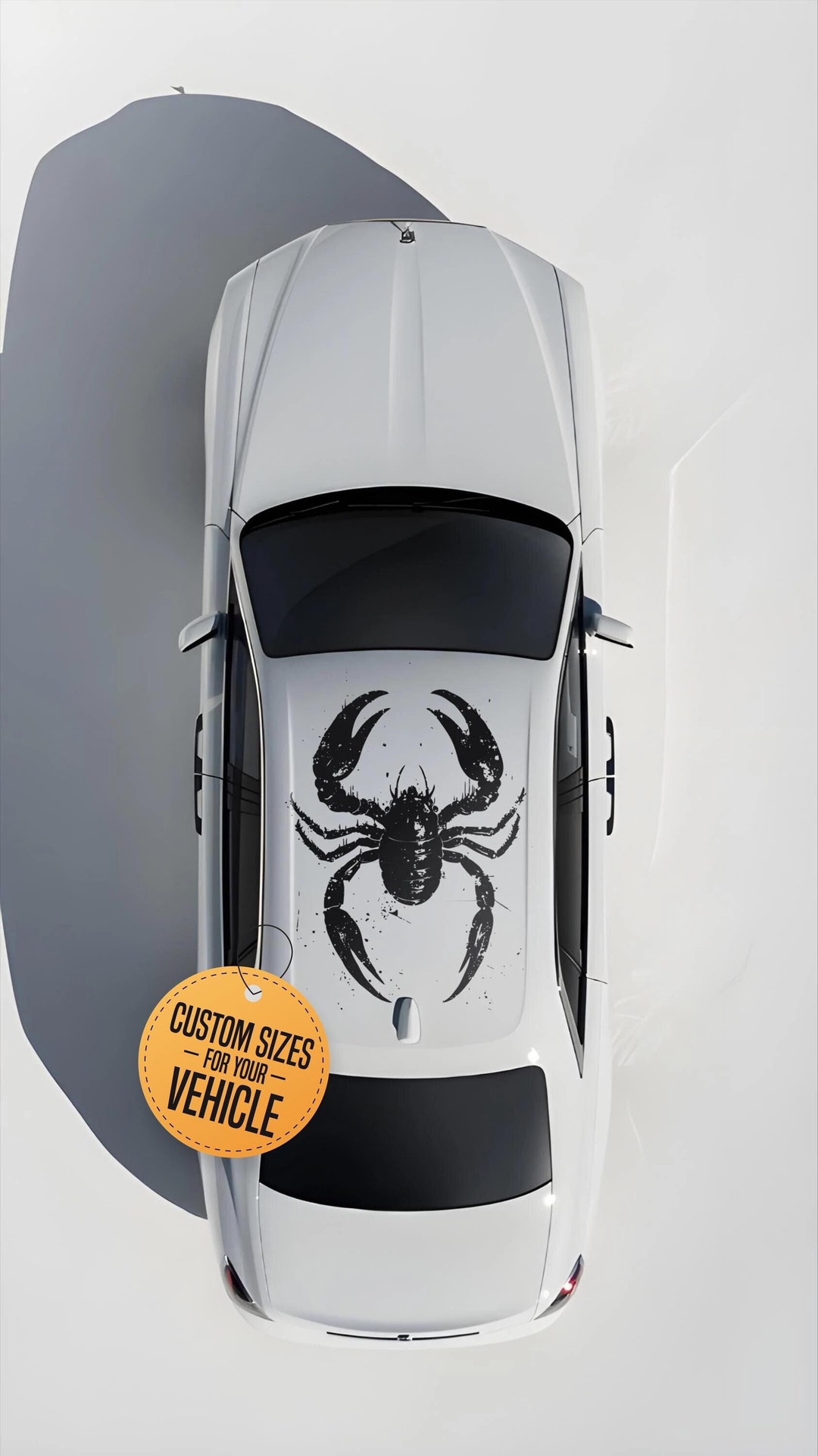 Scorpion Car Roof Decal and Side Body Livery Vinyl Wrap, Universal ...