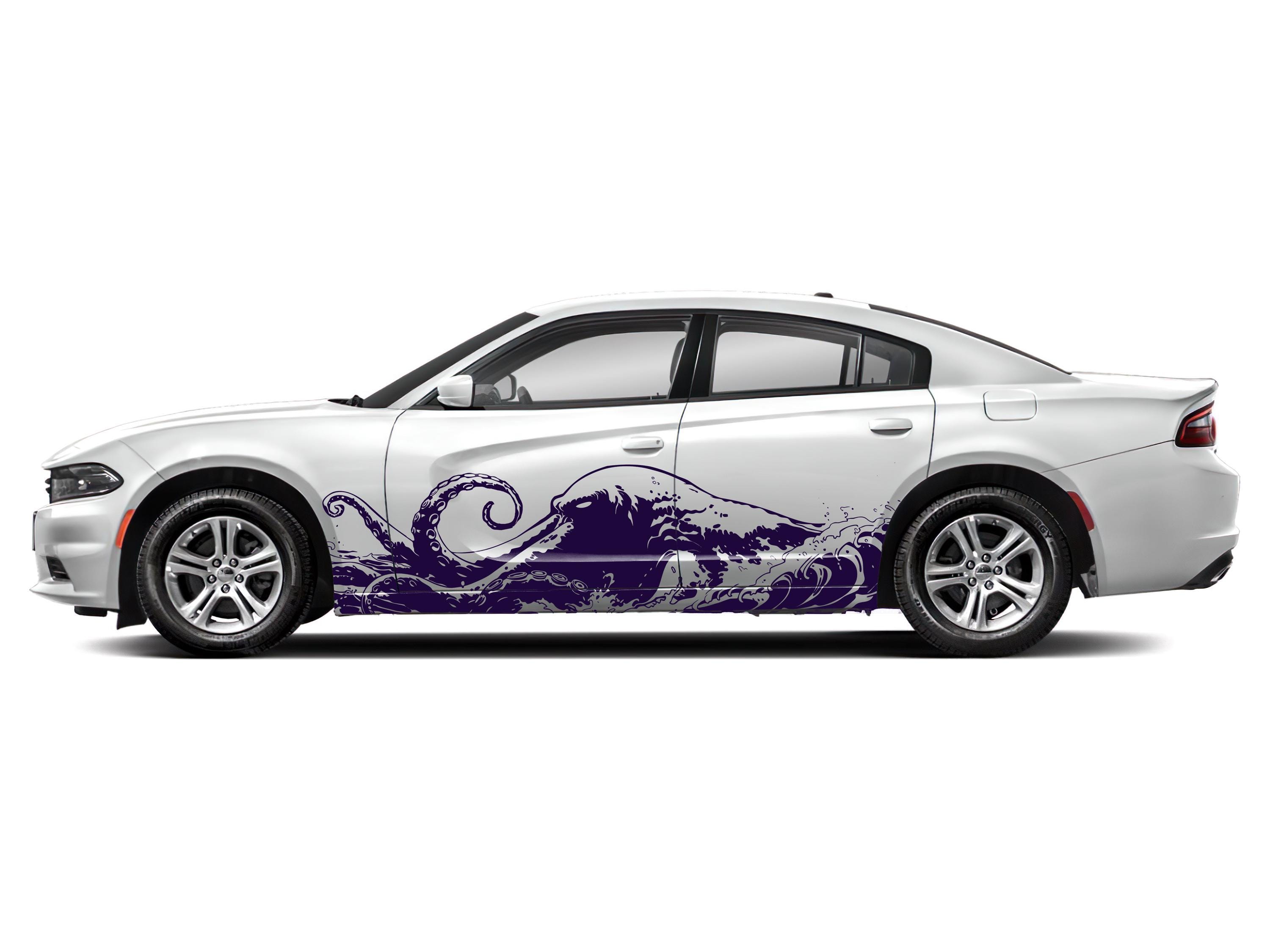 Kraken Tentacle Car Wrap Livery, Jdm Style Ocean Monster Vinyl Decal ...