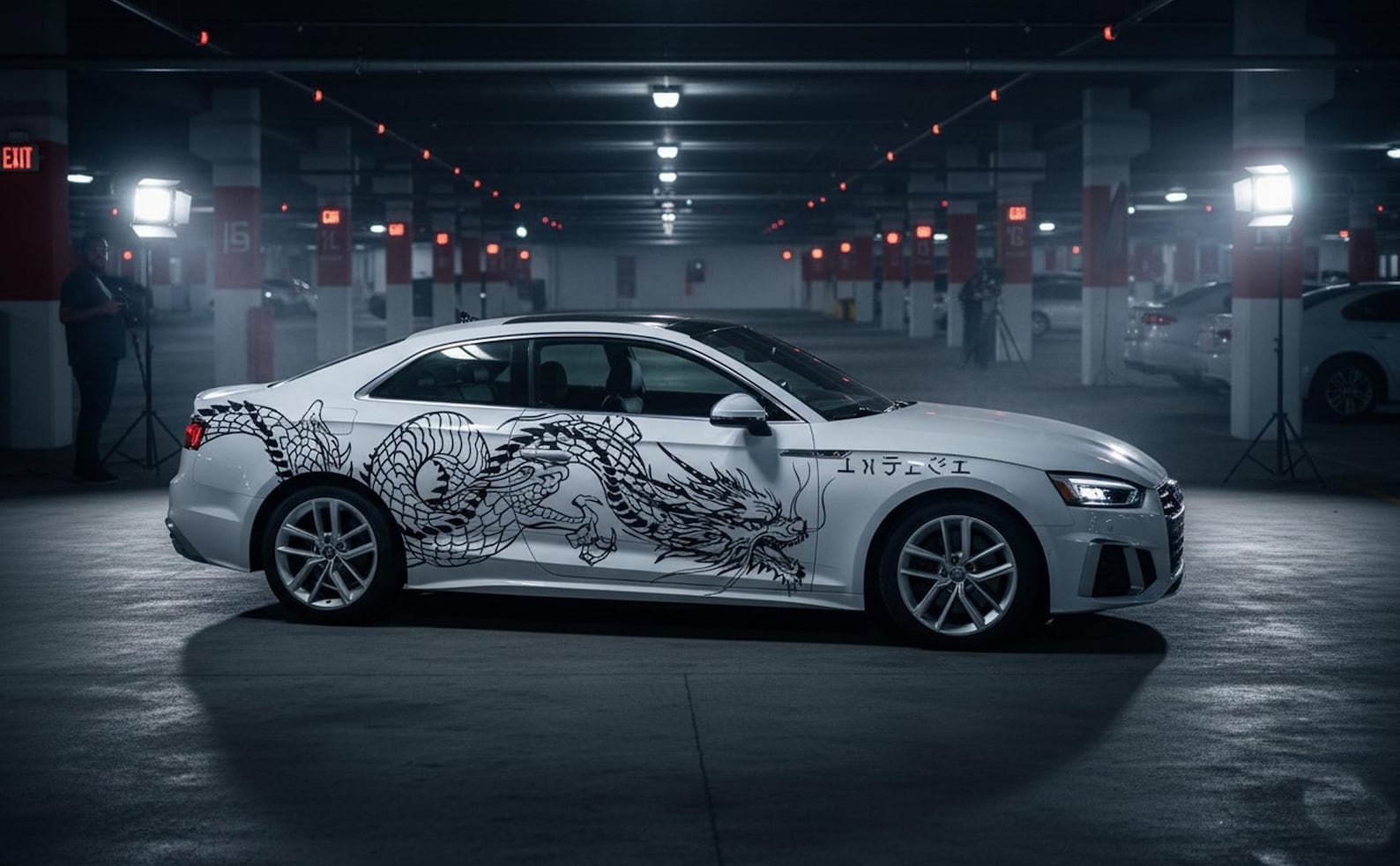 Japanese Dragon Body Decal- Draco Vinyl Wrap - JDM Custom Car Livery ...
