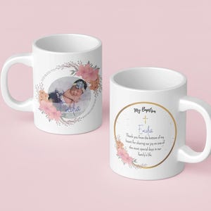 Baptism Personalized Mug, Baptism Mugs. Mi Bautizo. Recuerdo Mi Bautizo ...