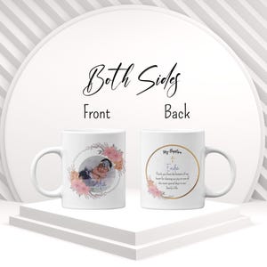 Personalized Baptism Mug | Photo or Name Christening Gift | Taza ...