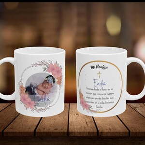 Baptism Personalized Mug, Baptism Mugs. Mi Bautizo. Recuerdo Mi Bautizo ...