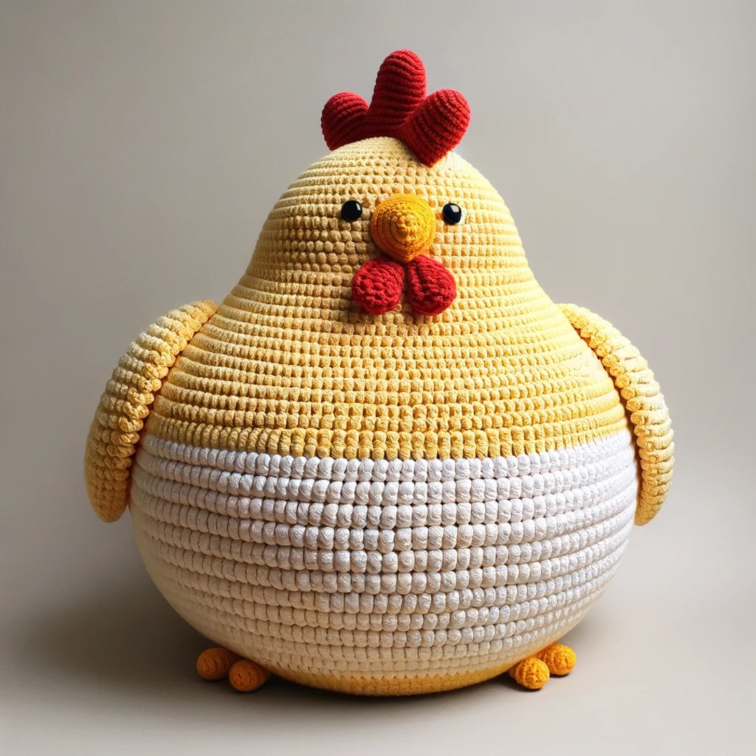 Mabel Chicken Plushie Crochet PATTERN - Etsy Australia