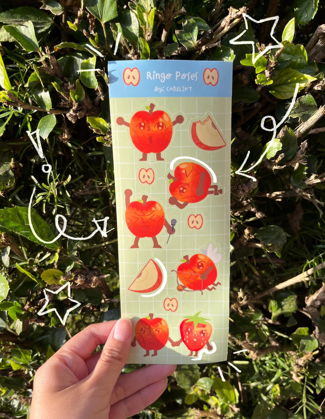 Ringo Poses Sticker Sheet 3x8 In - Etsy