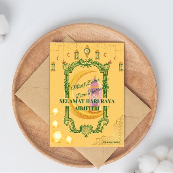 Hari Raya Card - Etsy Singapore