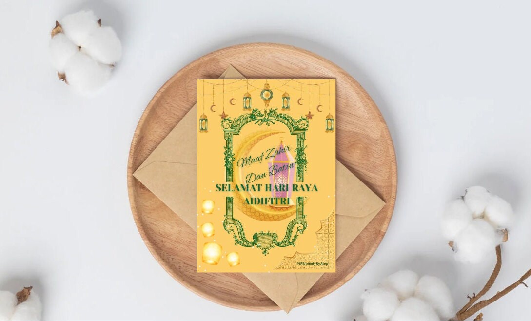 HARI RAYA CARD Digital Download - Etsy
