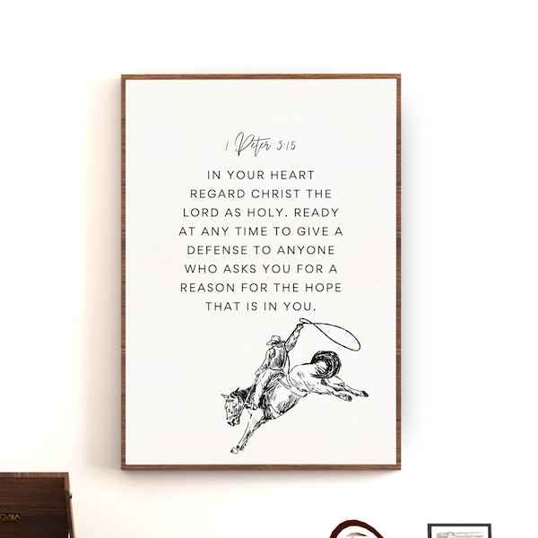 Western Christian Art Print - Etsy