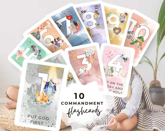 Ten Commandments Coloring Crown Headband, Printable Kids Bible Verse ...