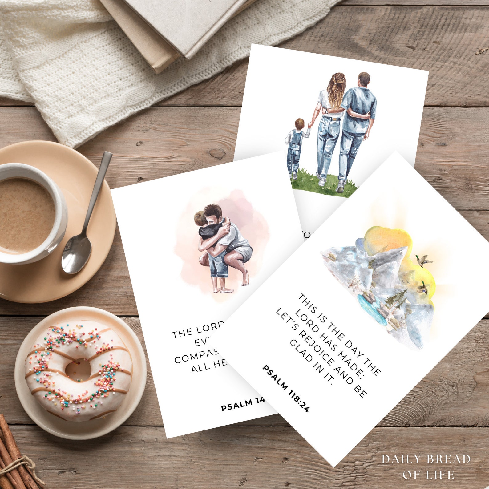 Kids Bible Verse Cards Set, Scripture Memory for Children, Sunday ...