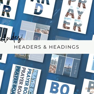 Blue Christian Prayer Board Kit: Scripture Cards (digital Download) - Etsy