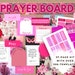 Pink Prayer Board Kit: Christian Collage, Bible Verses (digital ...