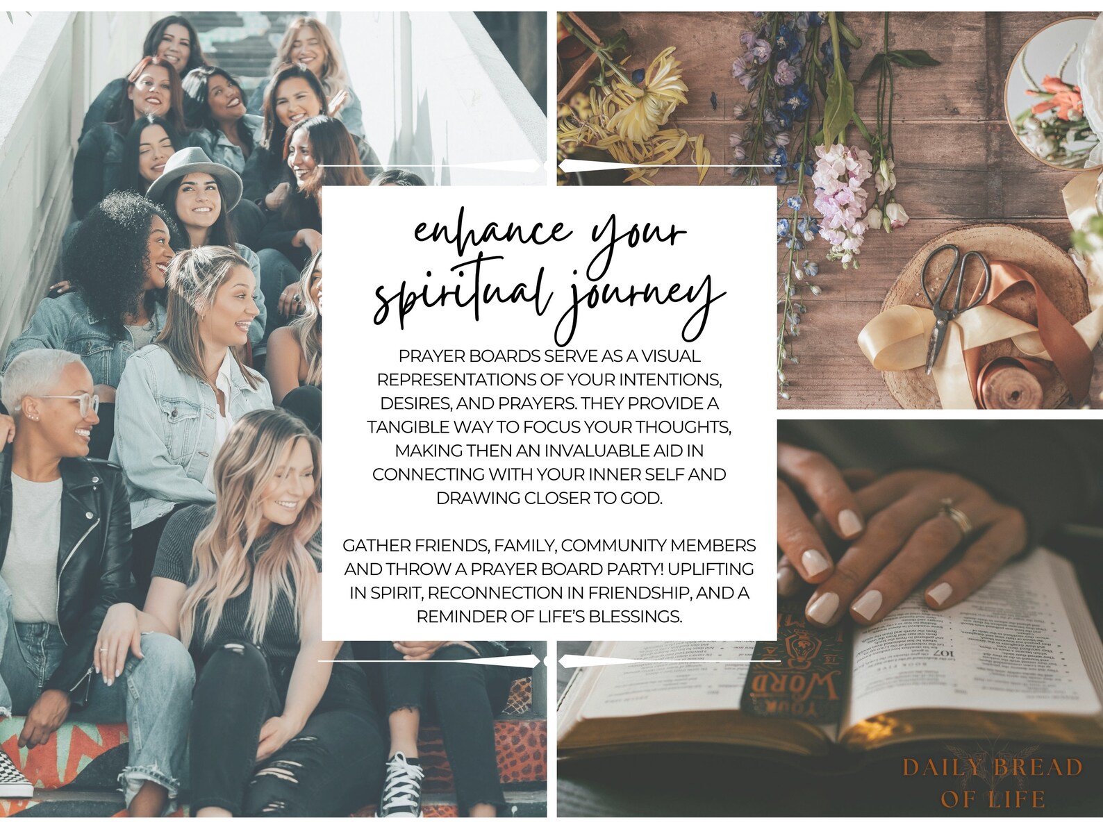 Prayer Party Kit, Prayer Board Bundle, Prayer Planner, Scripture Cards ...
