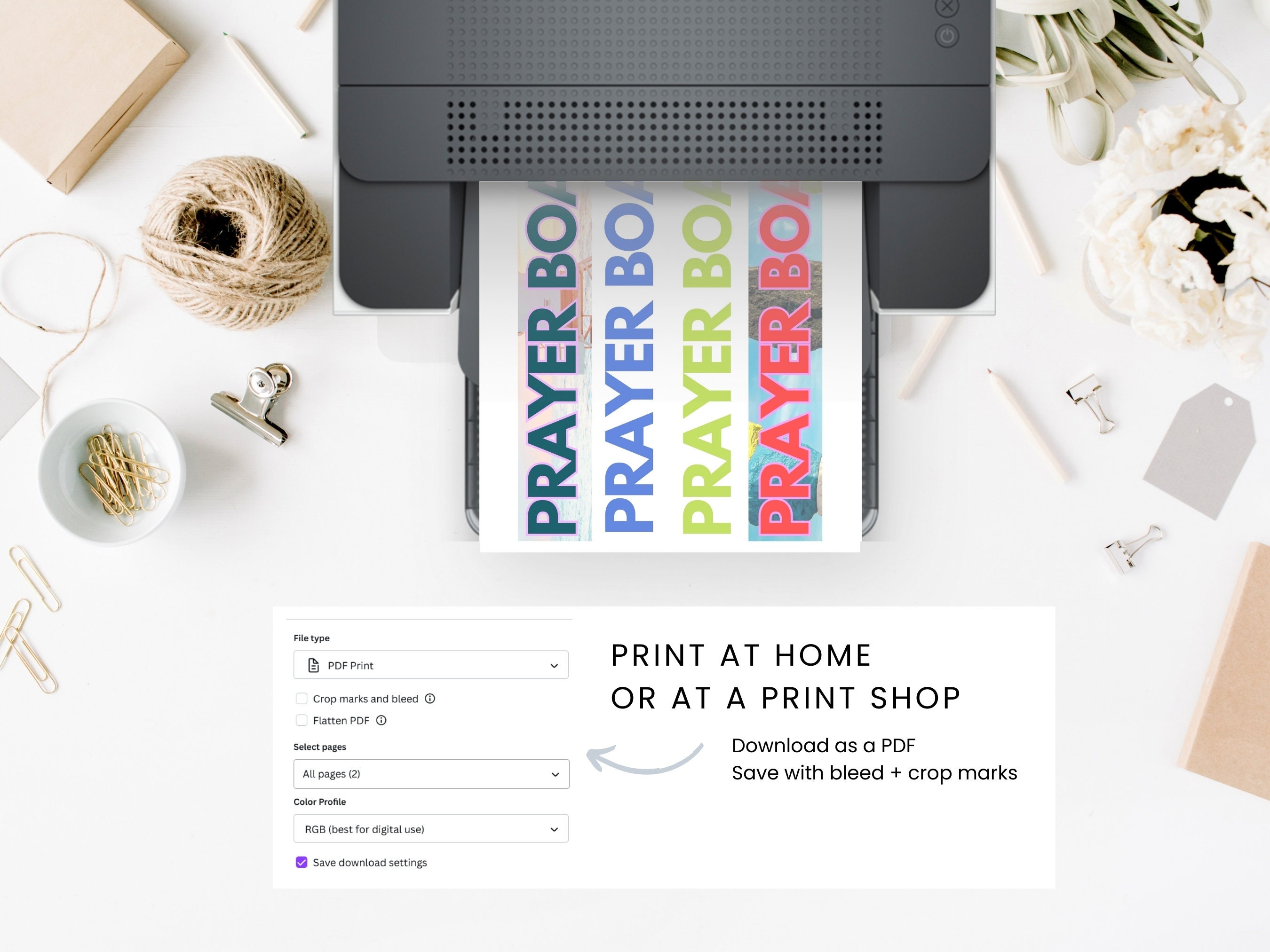 Prayer Party Kit, Prayer Board Bundle, Prayer Planner, Scripture Cards ...