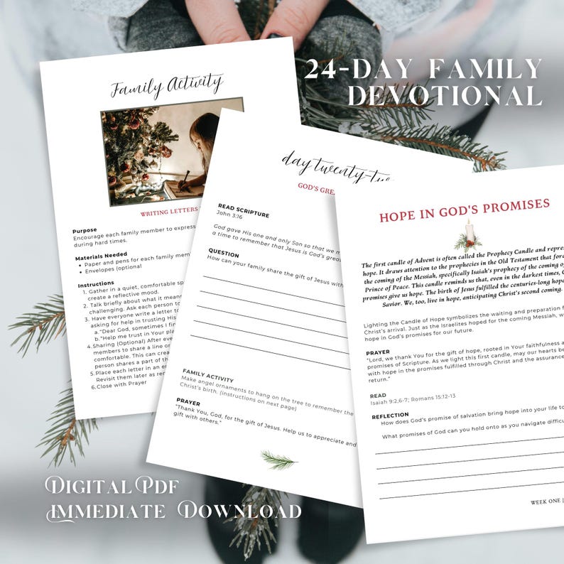 Christmas Advent Bible Study, A Family Devotional, Discovering the True ...