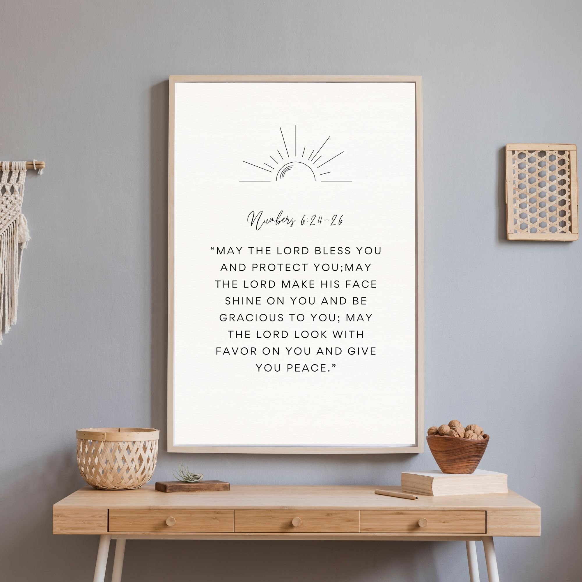 Numbers 6:24-26 , Bible Verse Printable, Bible Verse Print, Christian ...