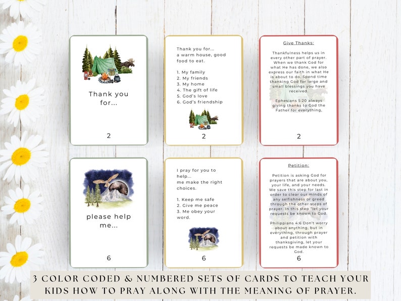Printable Prayer Cards for Kids - Etsy