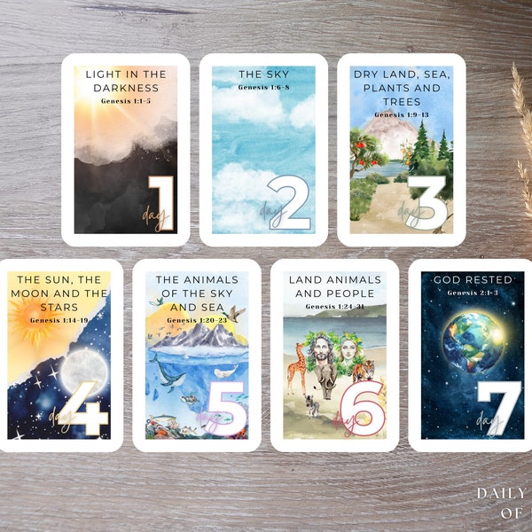 7 Days Creation Craft - Etsy