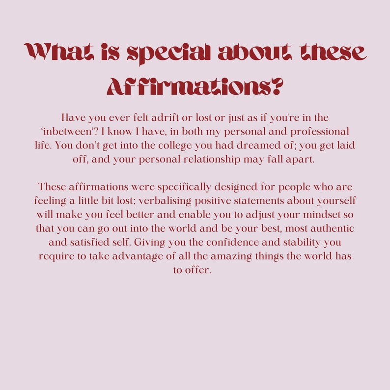 Positive Affirmation Cards - Etsy