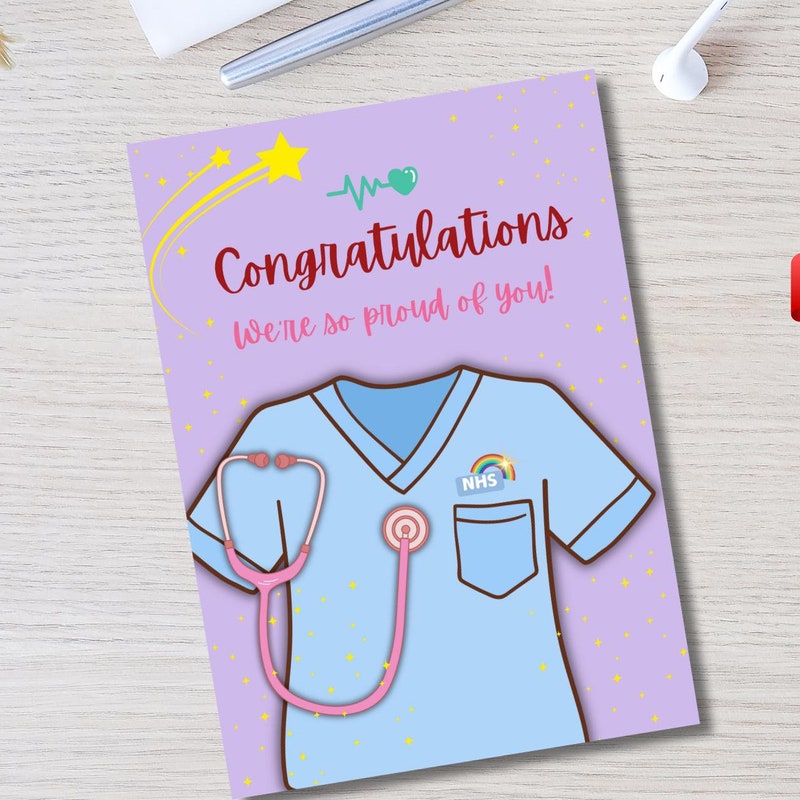Nurse Graduation Card - Etsy